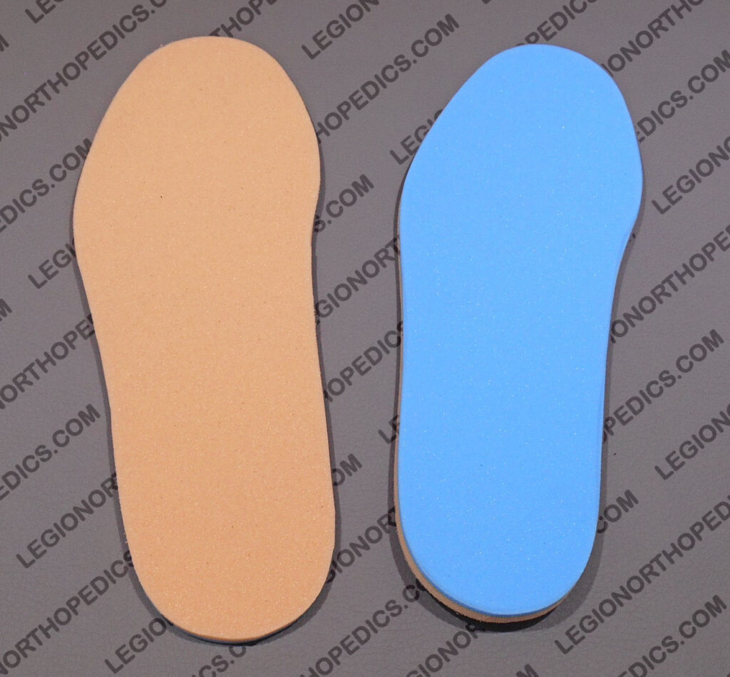 Diabetic Dual Foam Insole – Flat Inserts 1/4″ – Legion Orthopedics Store